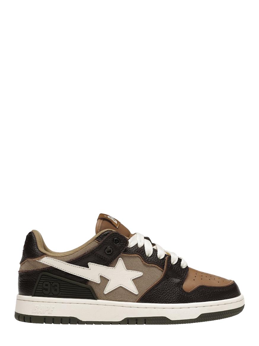 Brown Ivory Brown Bapesta Shoes Bapestas Brown Men's Shoes A