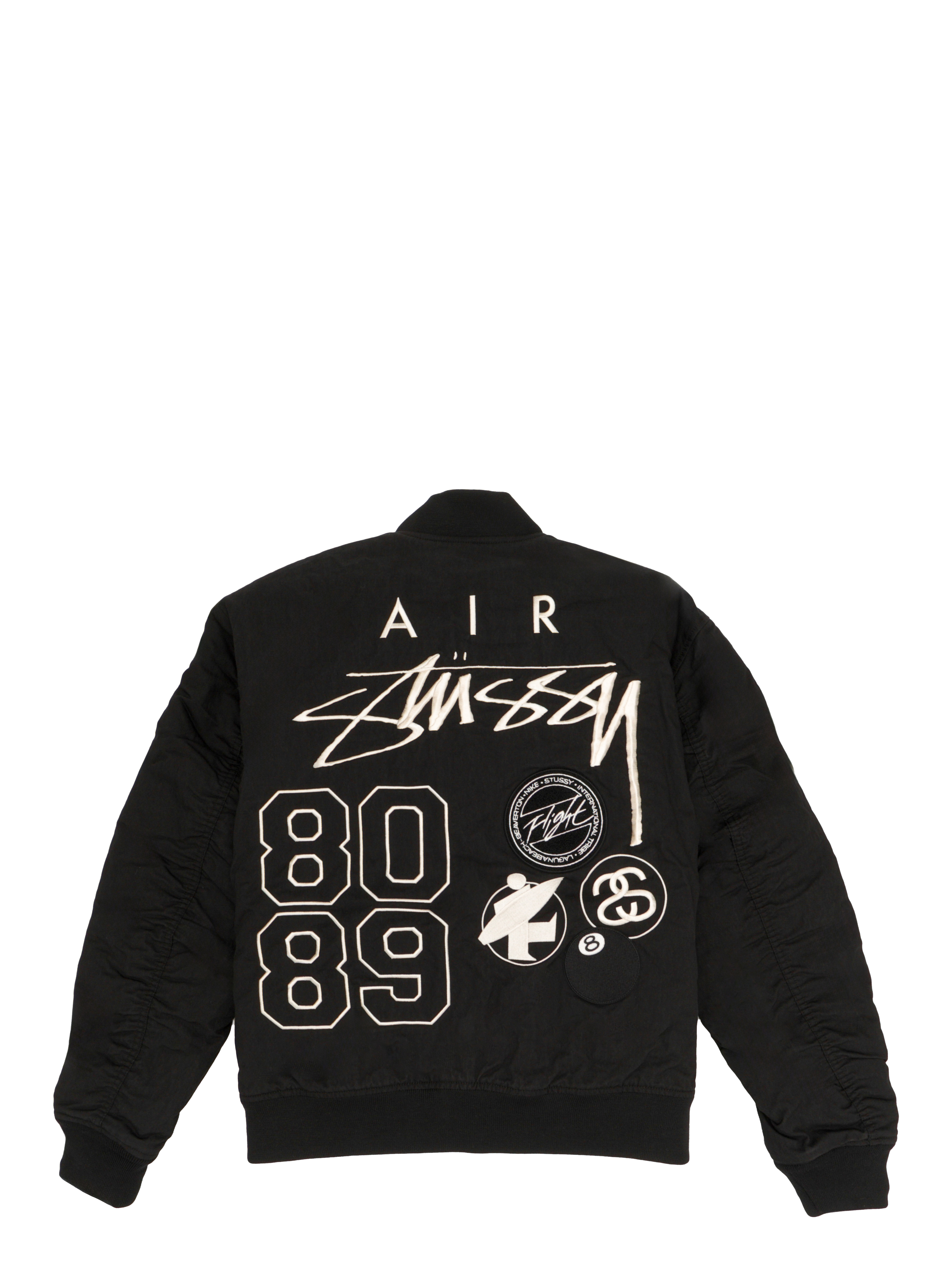 StüSsy X Nike Reversible Varsity Jacket - Black | Editorialist