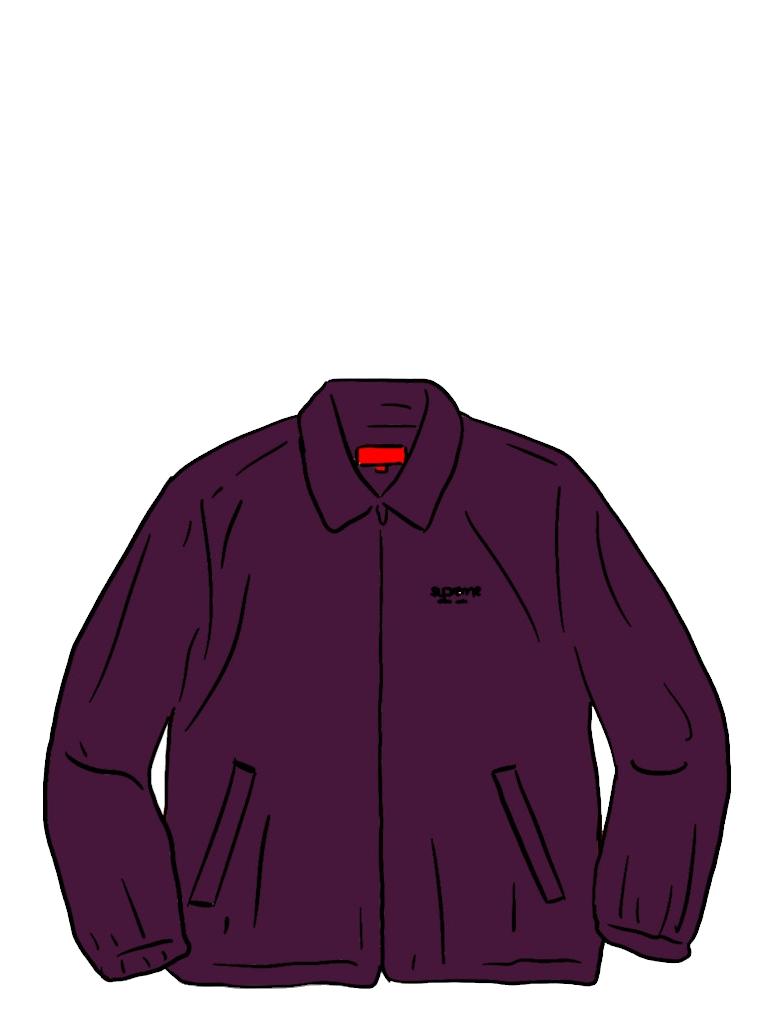 Supreme Wide Wale Corduroy Harrington Jacket - Purple | Editorialist