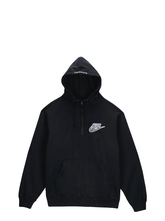 Supreme Polartec Facemask Half Zip Hooded Sweatshirt - Black