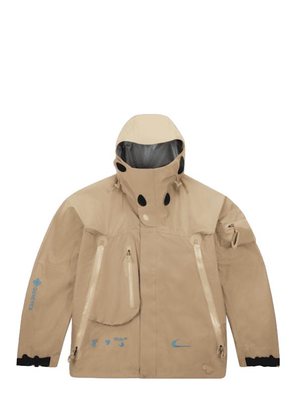 Off-White X Nike Gore-Tex Jacket - Beige | Editorialist