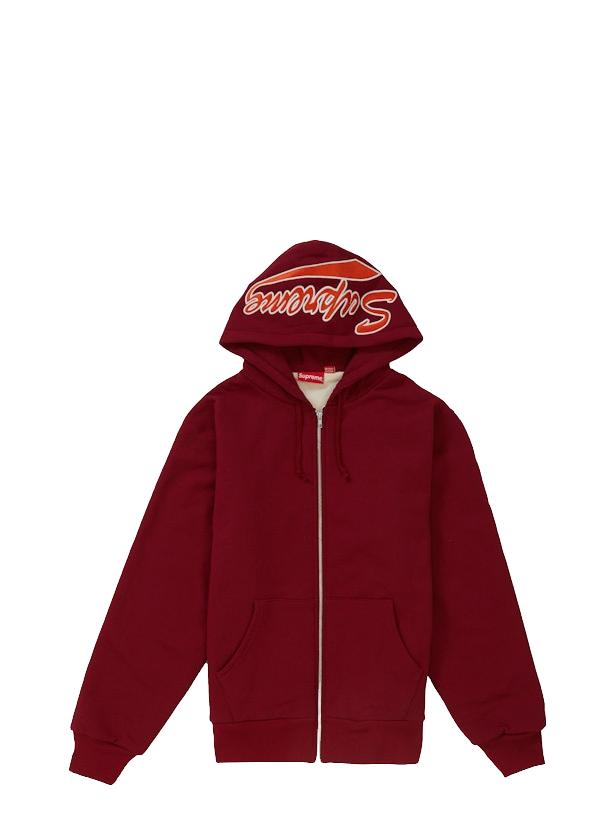 Supreme Arc Thermal Zip-Up Hoodie - Red | Editorialist