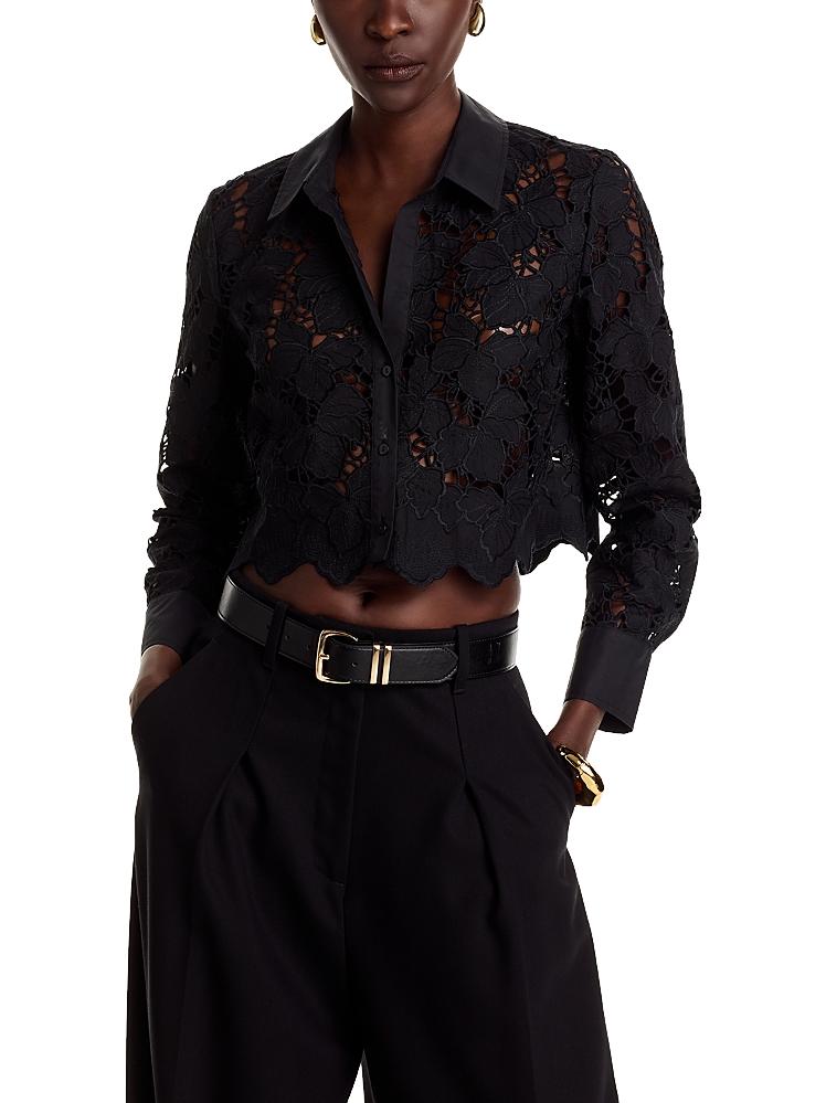 L'AGENCE L'Agence Seychelle Lace Shirt