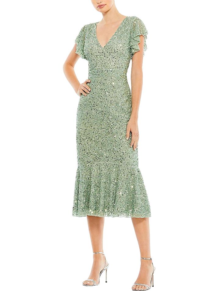 Mac Duggal All-Over Sequin Floral Embroidered Maxi Dress In Silver Multi - 30% Off | Editorialist Mac Duggal All-Over Sequin Floral Embroidered Maxi Dress In Silver Multi - 30% Off | Editorialist