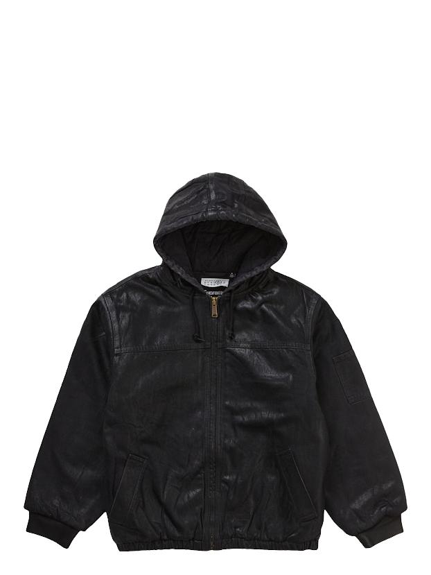 Supreme Mm6 Maison Margiela Foil Hooded Work Jacket - Black
