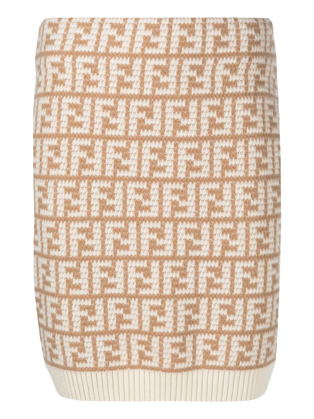 FENDI FENDI FF-Logo Pattern Knit Skirt