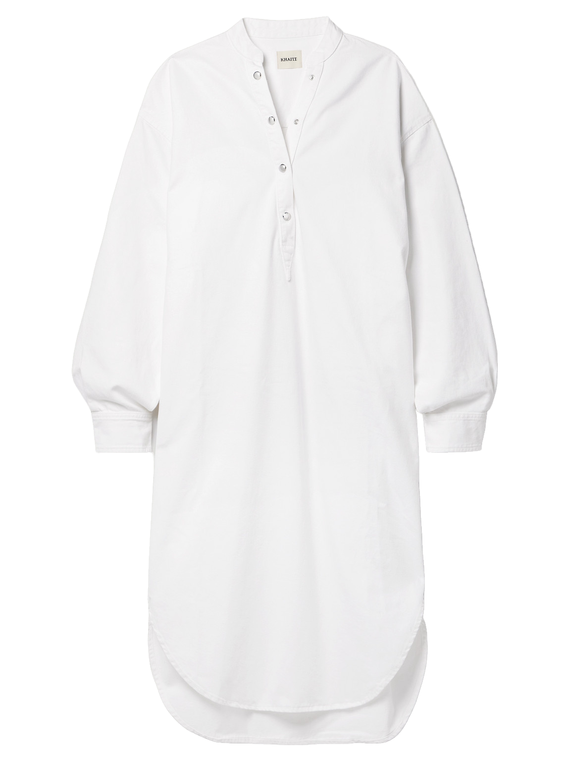 KHAITE KHAITE Seffi Oversized Midi Shirt Dress