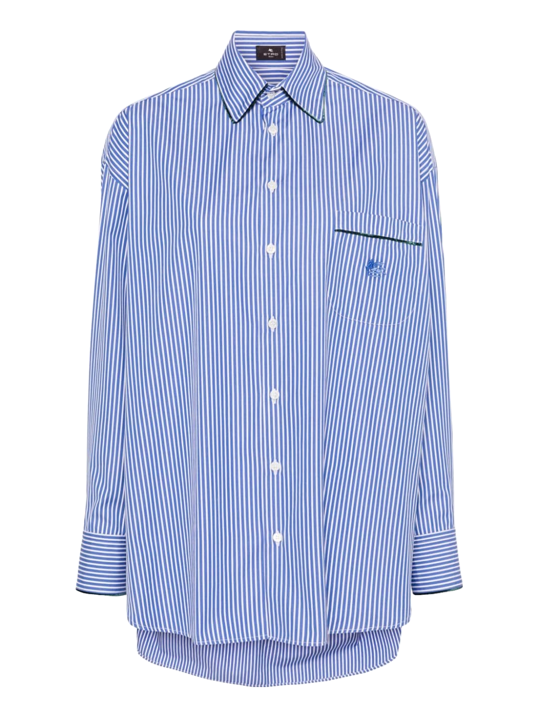 ETRO ETRO Logo-Embroidered Striped Shirt