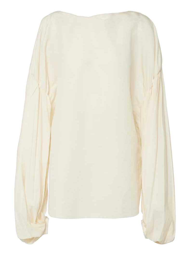 KHAITE Khaite Quico Silk and Cotton Organza Top