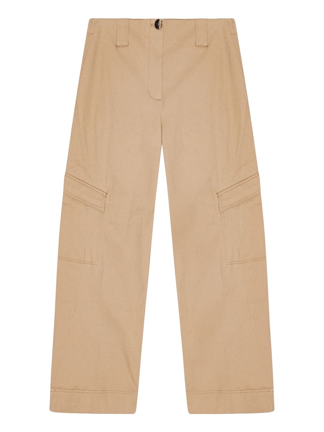 GANNI GANNI Mid-Rise Cargo Trousers