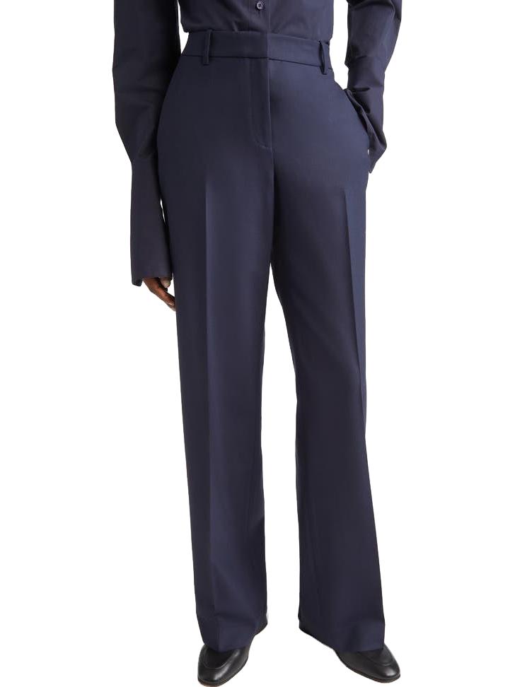 LAFAYETTE 148 NEW YORK Lafayette 148 New York Gates Stretch Wool Straight Leg Trousers