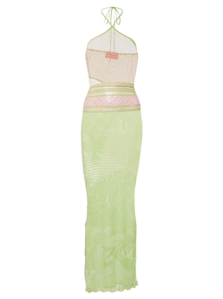 ROBERTA EINER Roberta Einer Natalie Halterneck Maxi Dress