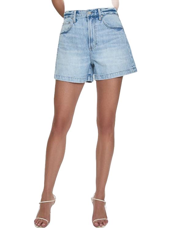 PISTOLA Saige High Waist Denim Shorts
