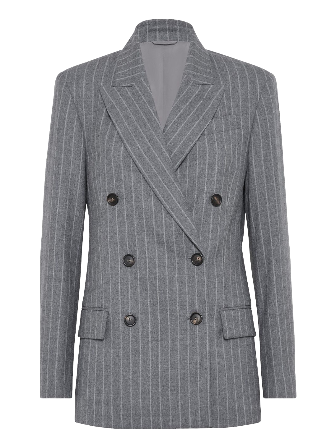 BRUNELLO CUCINELLI Brunello Cucinelli Pinstripe Double-Breasted Blazer