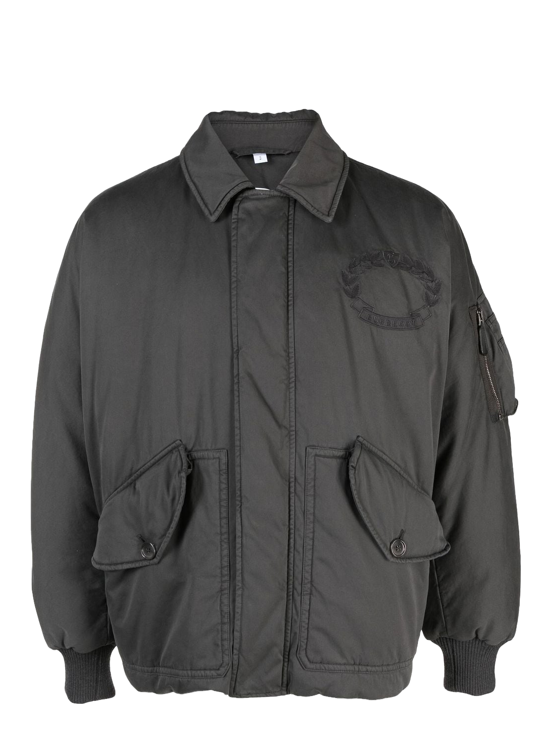 BURBERRY Burberry Embroidered-Logo Bomber Jacket