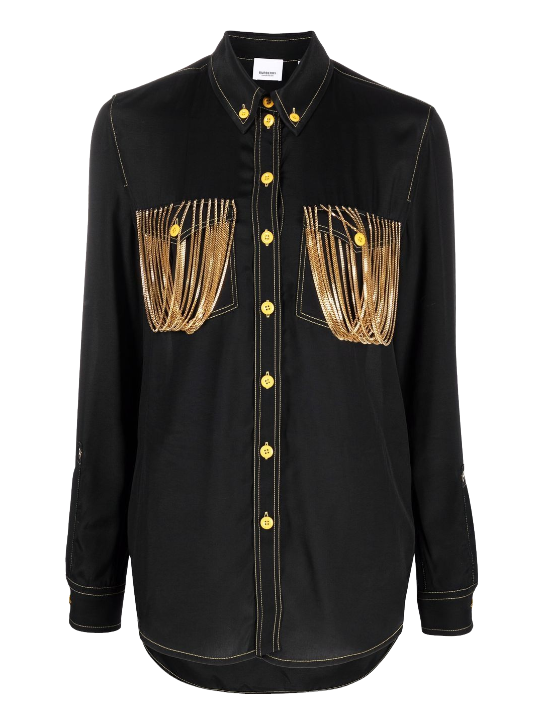 BURBERRY Burberry Chain Pocket Detail Shirt