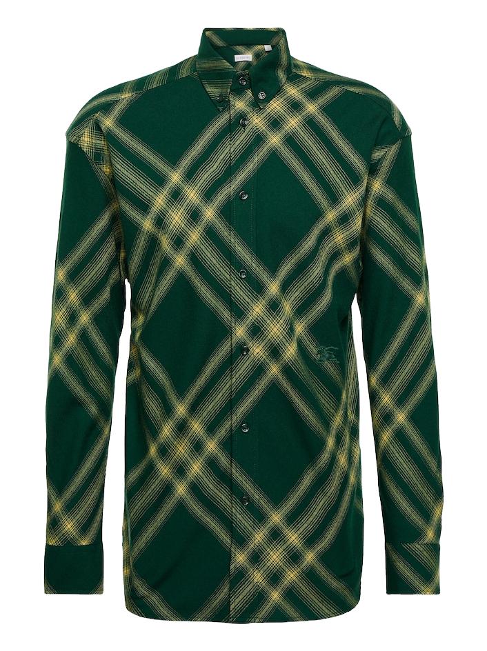 BURBERRY check wool shirt