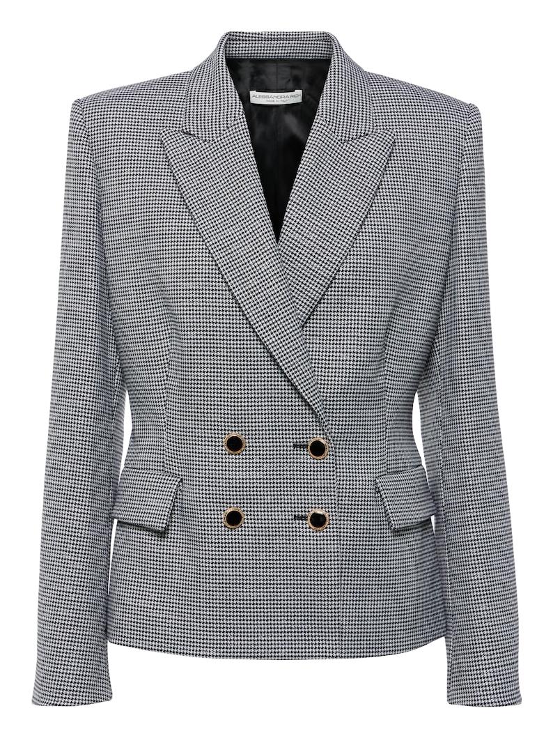 ALESSANDRA RICH Alessandra Rich Houndstooth Wool-Blend Jacket