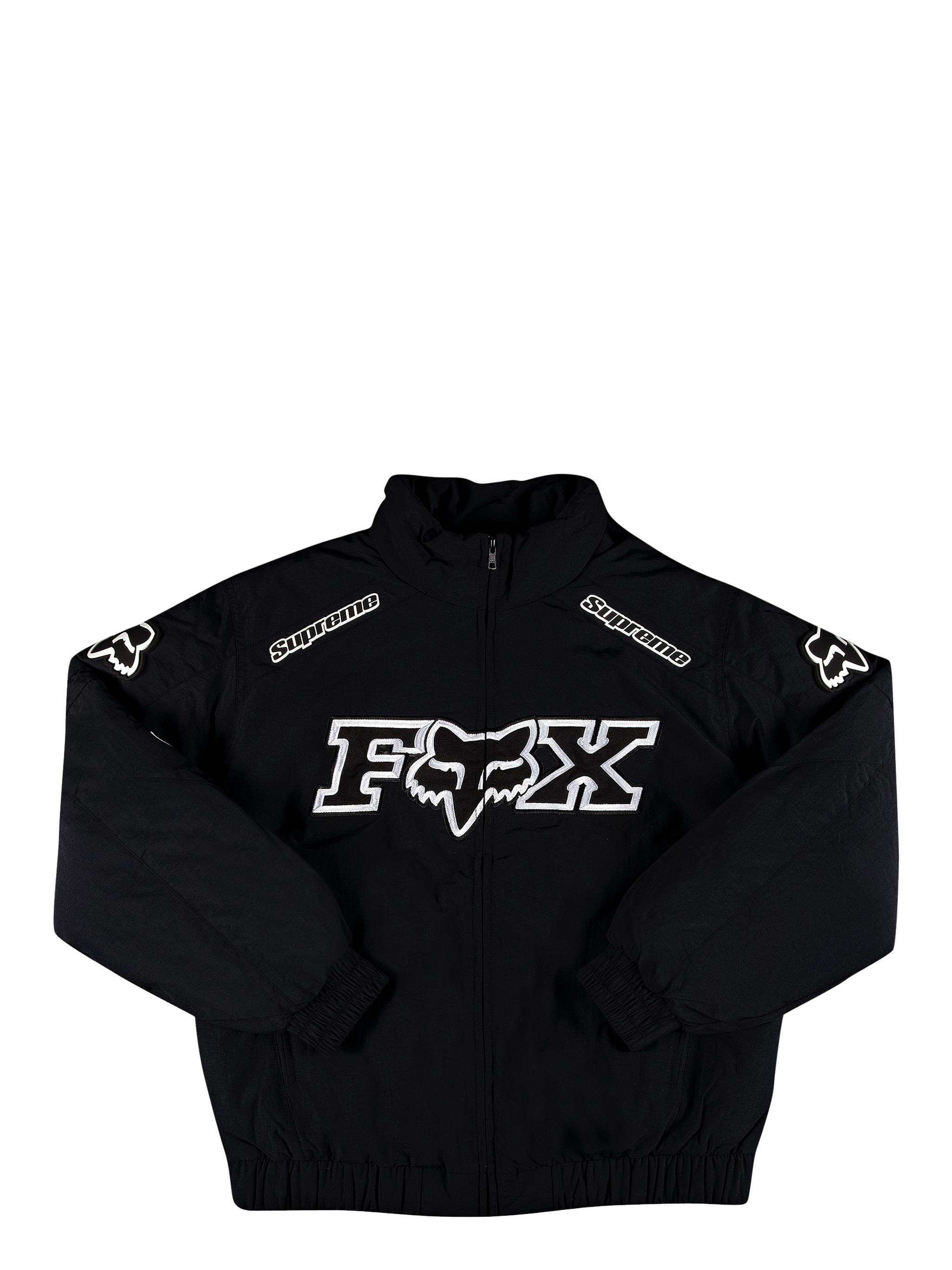 ジャケット・アウター Supreme Fox Racing Puffy Jacket Black L supreme fox racing puffy jacket Size L | eBay
