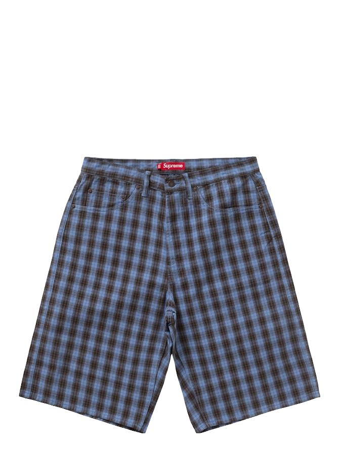 【レイ】Supreme Plaid Baggy Short Blue レイ】Supreme Plaid Baggy Short Blue Plaid Baggy Short | Supreme 24ss