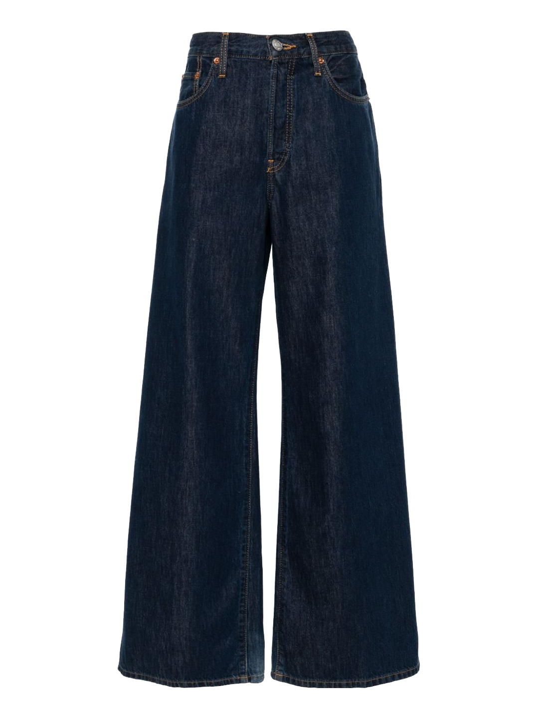 RE/DONE RE/DONE Fortuna Mid-Rise Palazzo Jeans