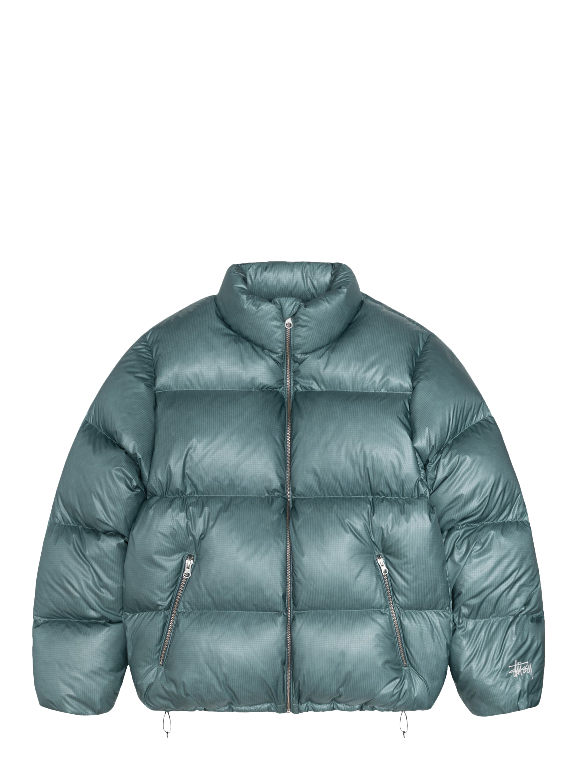 StüSsy Down Puffer Jacket - Blue | Editorialist