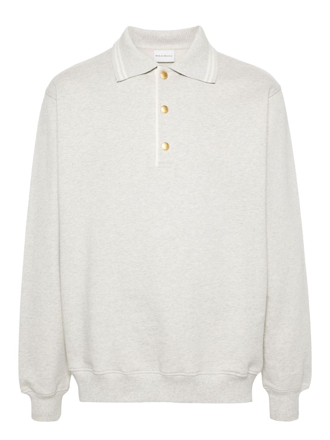 DROLE DE MONSIEUR embroidered-logo cotton jumper