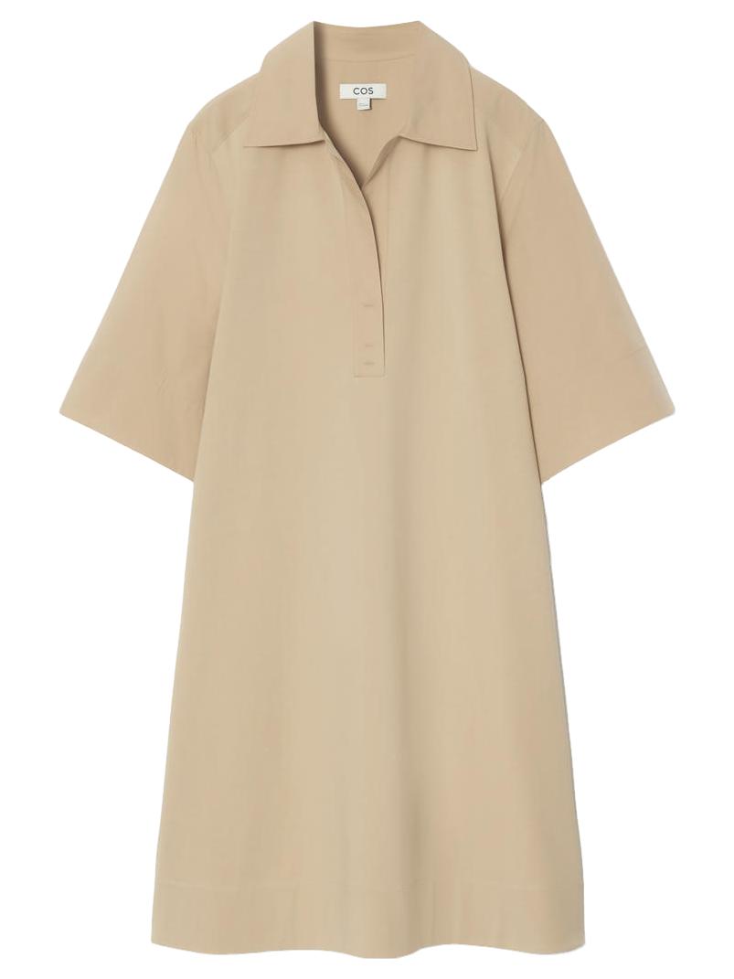 Cos Oversized Open-Collar Shirt Dress In Black - 70% Off | Editorialist Cos Oversized Open-Collar Shirt Dress In Black - 70% Off | Editorialist