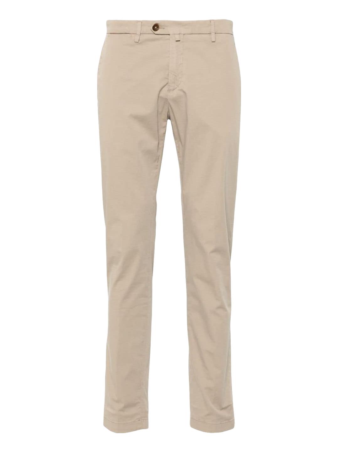 BRIGLIA 1949 pressed-crease tapered-leg trousers