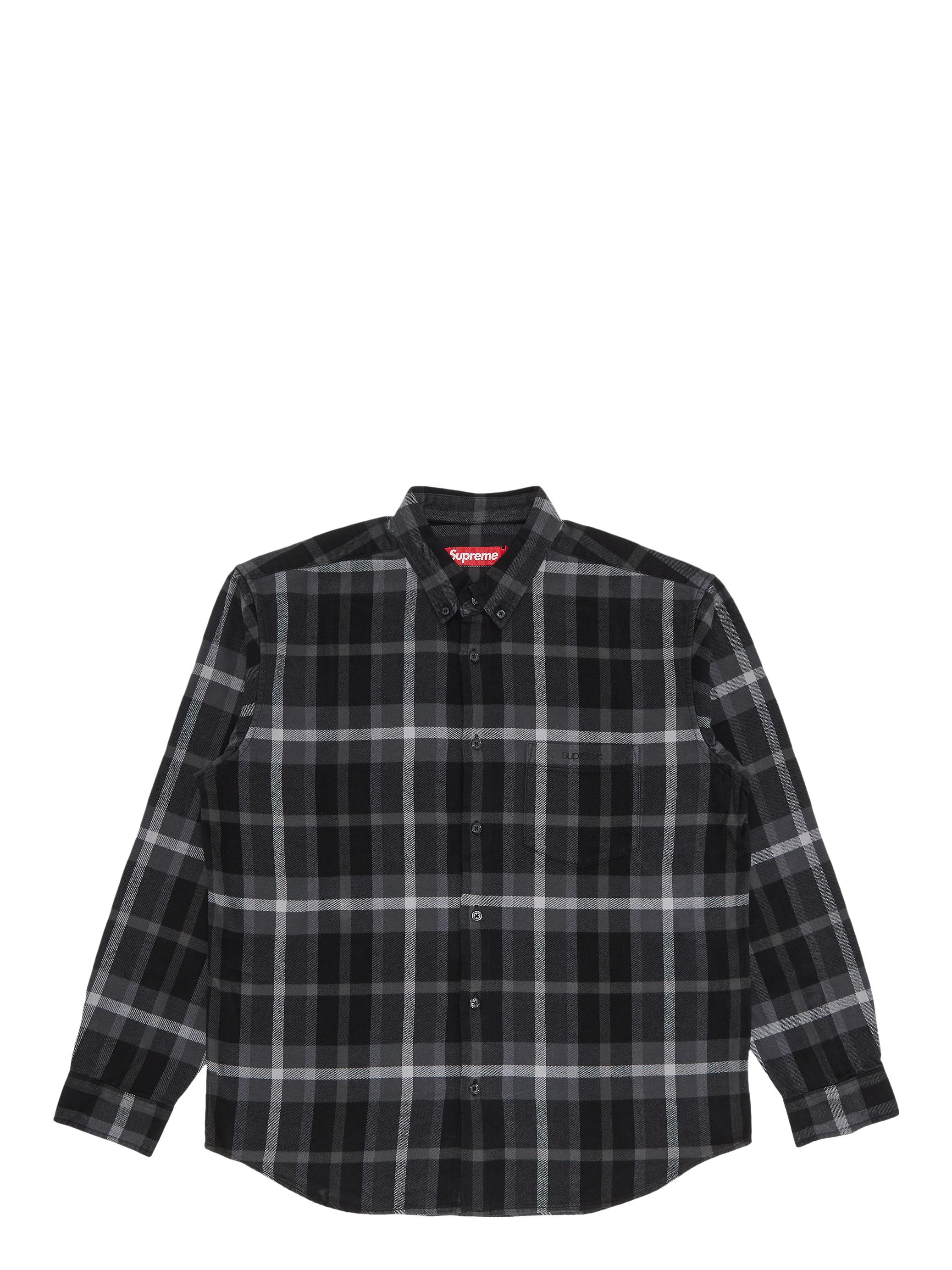 Supreme Shadow Plaid Flannel Shirt - Green | Editorialist