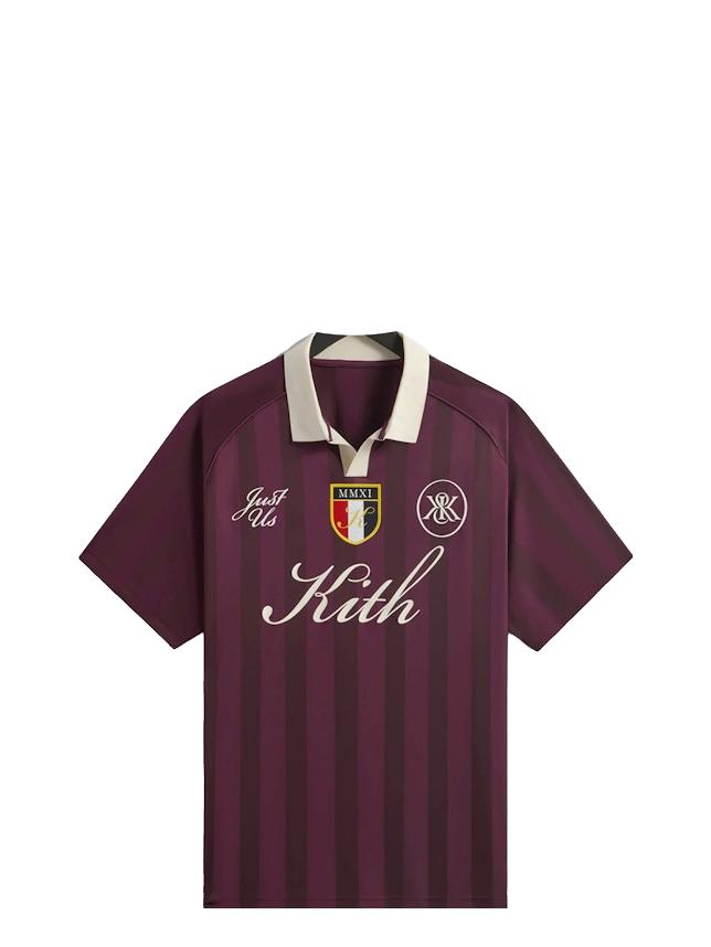 Kith Shadow Stripe Marcel Soccer Top - Black | Editorialist