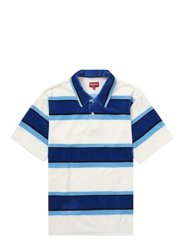 Supreme Croc Velour Zip Polo ポロシャツ Supreme LACOSTE Velour Polo Black Spring/Summer 2018