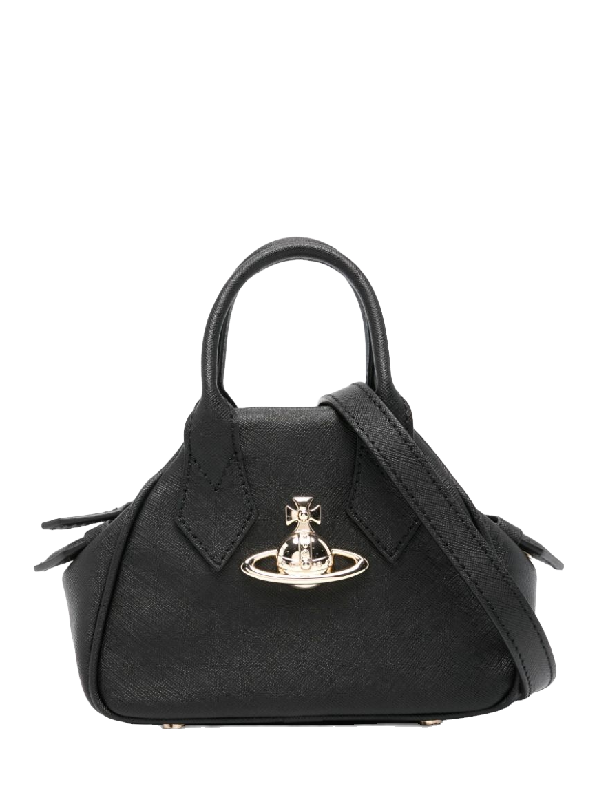 VIVIENNE WESTWOOD Vivienne Westwood Orb Plaque Leather Tote Bag