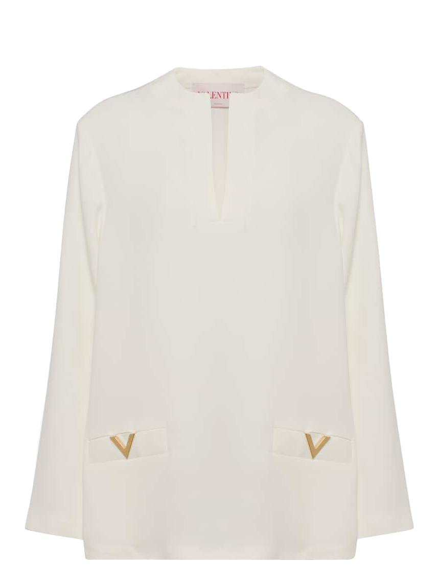VALENTINO Valentino VGold Silk Top
