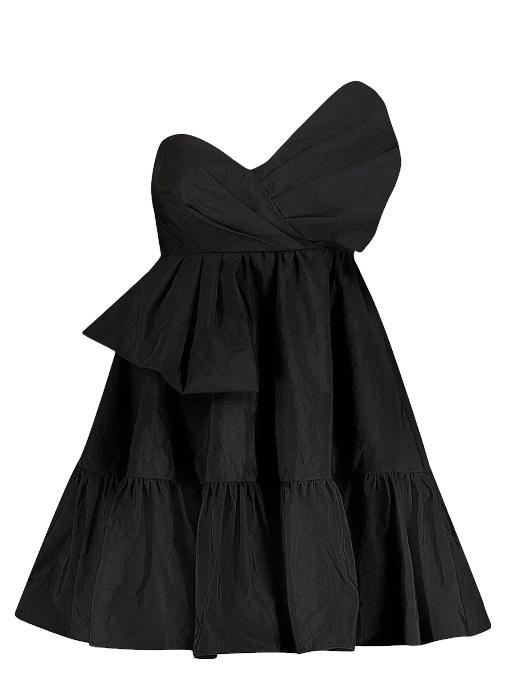 LIU JO Mini One-Shoulder Tiered Dress