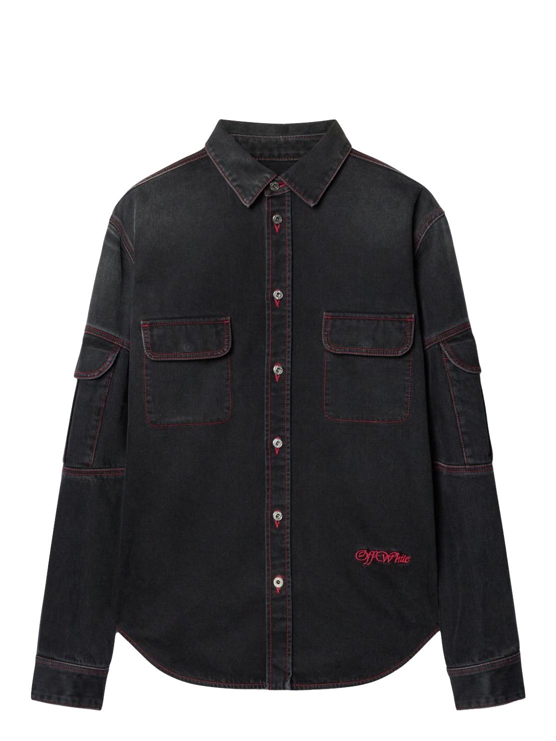 OFF-WHITE script samurai shirt