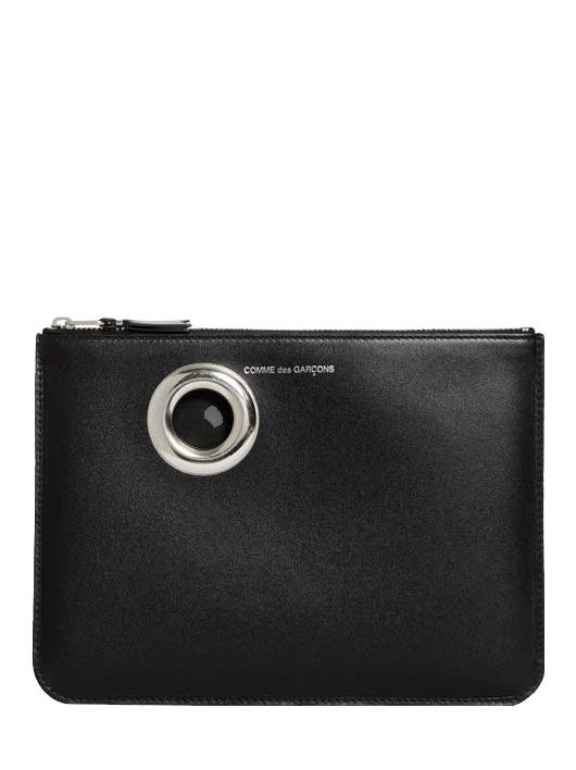 Comme Des GarçOns Leather Pouch - Black | Editorialist