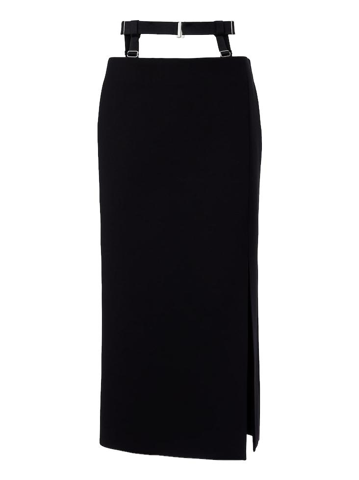 MUGLER Mugler Cutout Pencil Skirt in Black