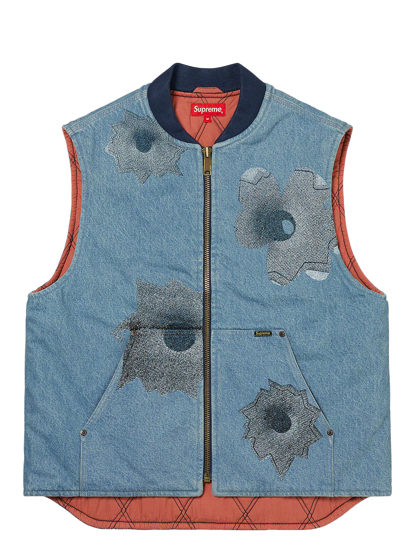 Supreme Nate Lowman Work Vest - Blue | Editorialist