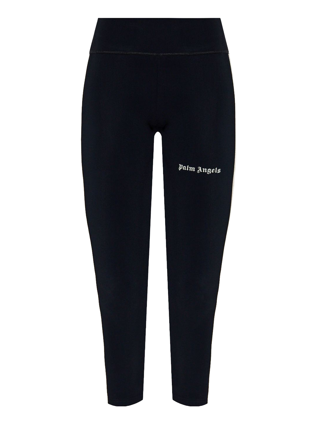 PALM ANGELS logo-print cropped leggings
