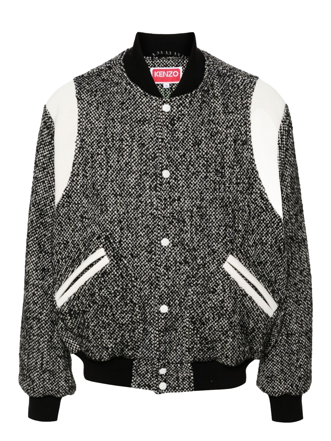 KENZO Kenzo Marl-Knit Varsity Jacket