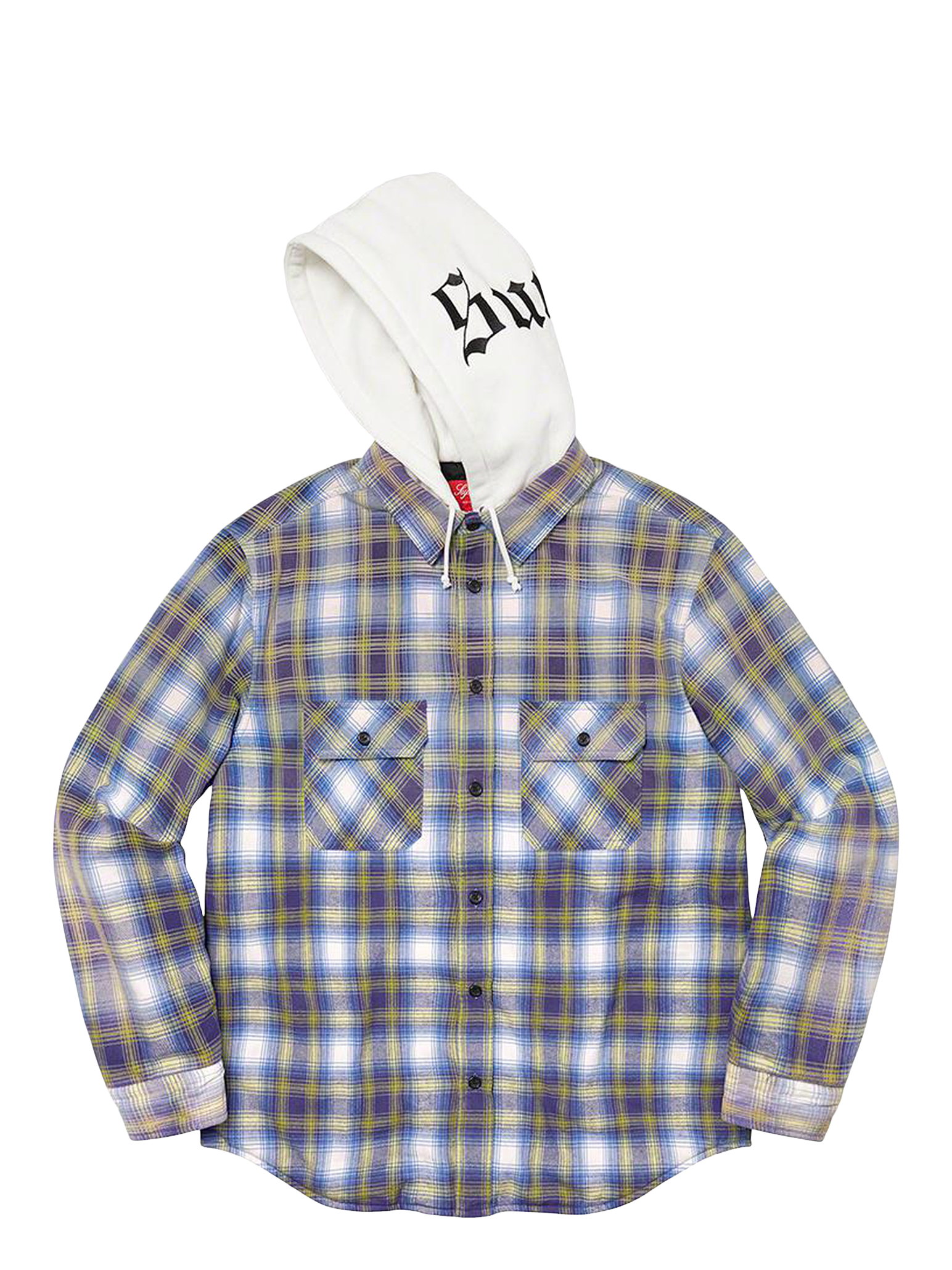 Supreme Hooded Flannel Zip Up Shirt - Brown | Editorialist