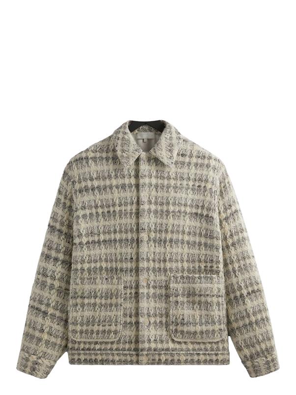Kith Jumbo Houndstooth Overshirt - Bitters | Editorialist