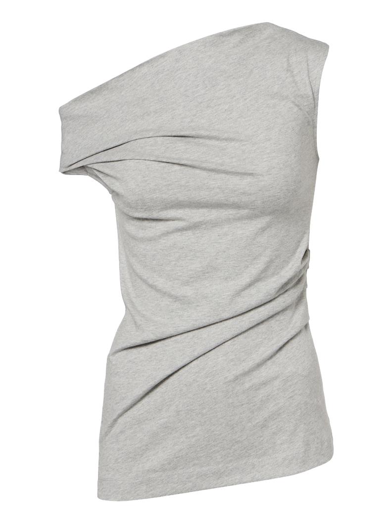 DRIES VAN NOTEN Dries Van Noten Draped Cotton Jersey Top