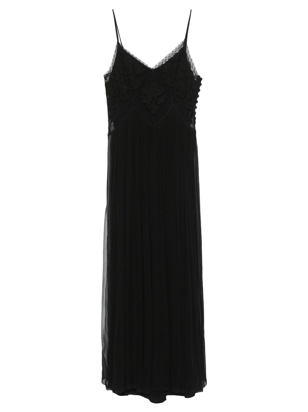 TWINSET TWINSET Floral-Appliqué Maxi Dress