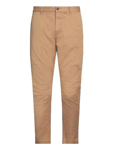 DSQUARED2 man pants camel size 32 cotton, elastane