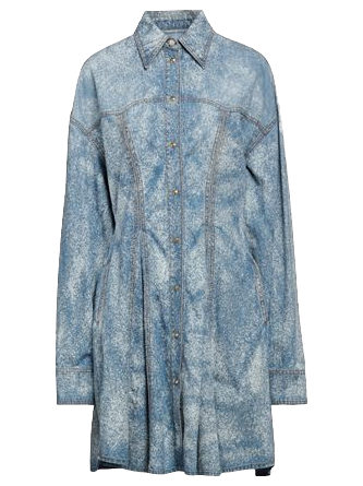 VERSACE VERSACE JEANS COUTURE Denim Shirt Dress