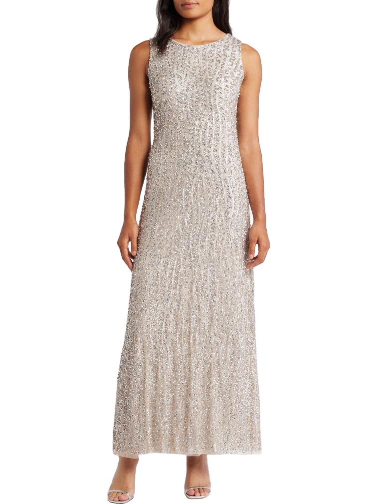 PISARRO NIGHTS Pisarro Nights Sequin Stripe Gown