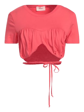 VICOLO VICOLO Cotton Jersey Crop Top