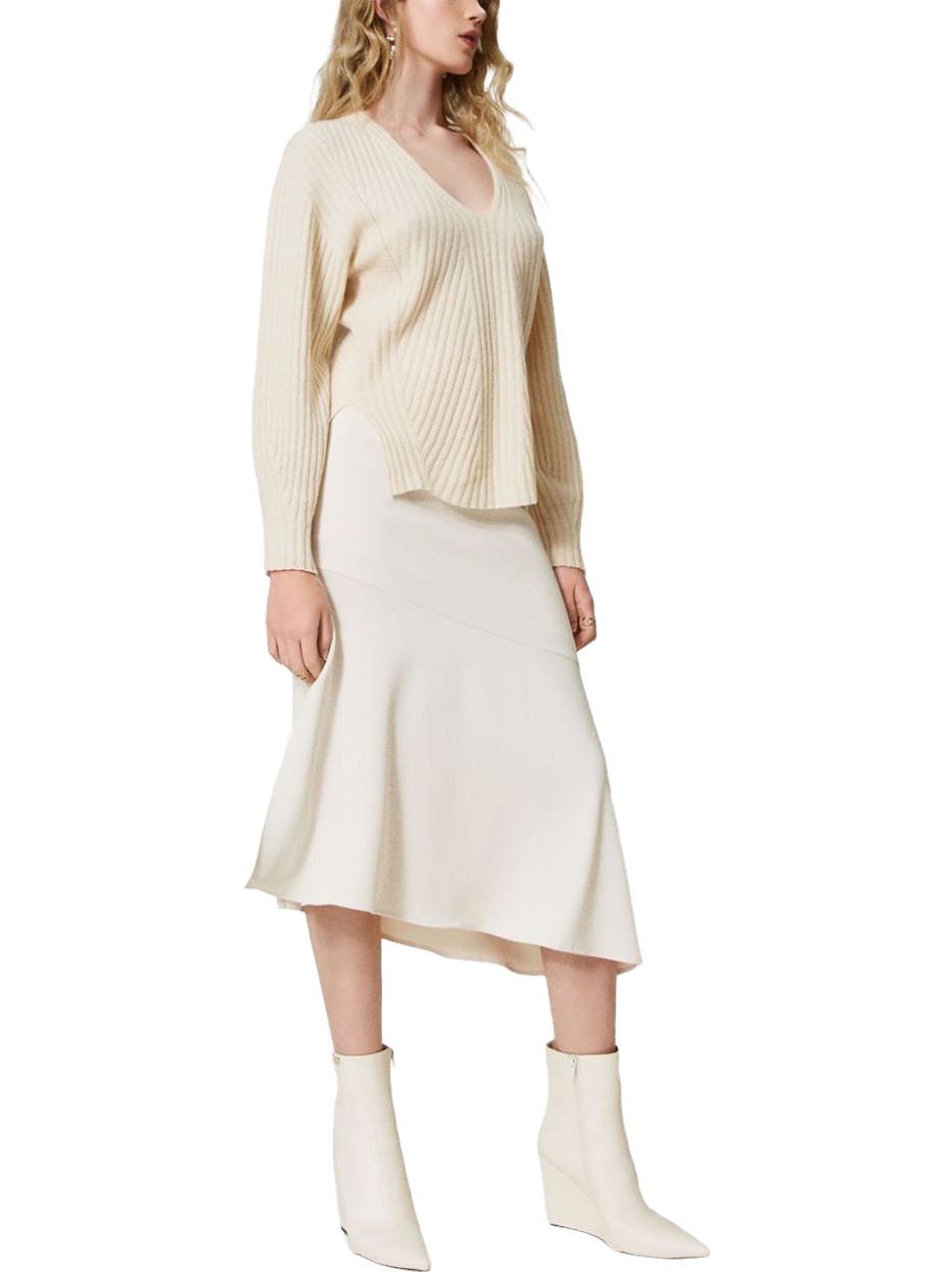 TWINSET TWINSET T Chain Midi Skirt